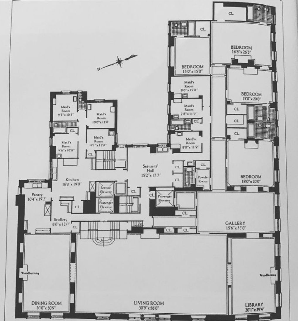 The history of Dr. Satterwhite's 20-room apartment at 960 Fifth Avenue