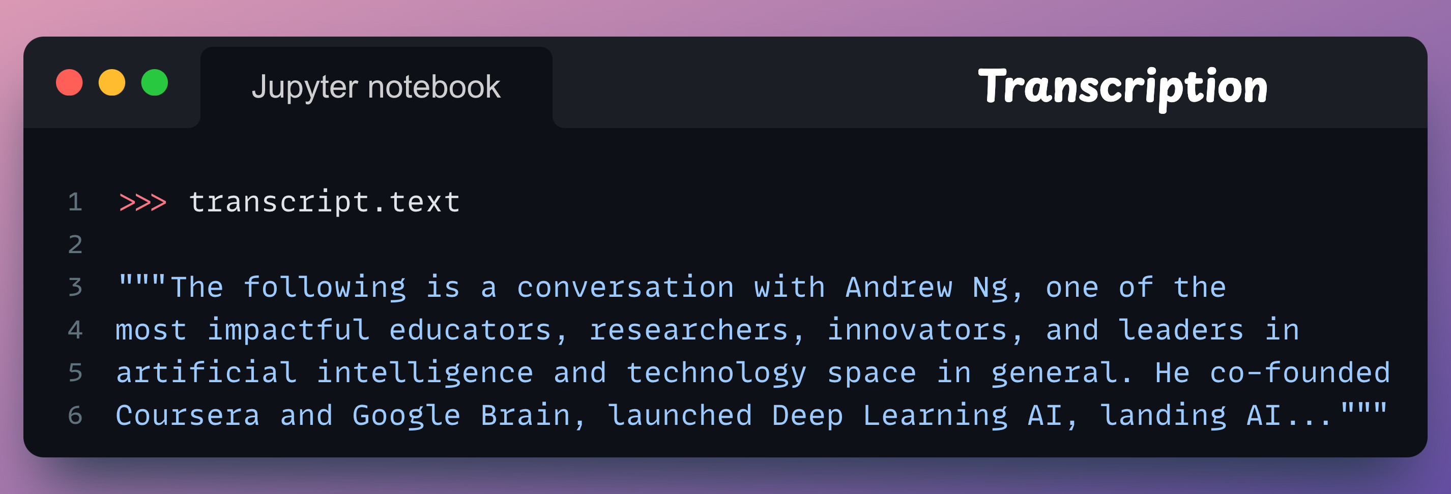 Automatic Speech Recognition with AssemblyAI