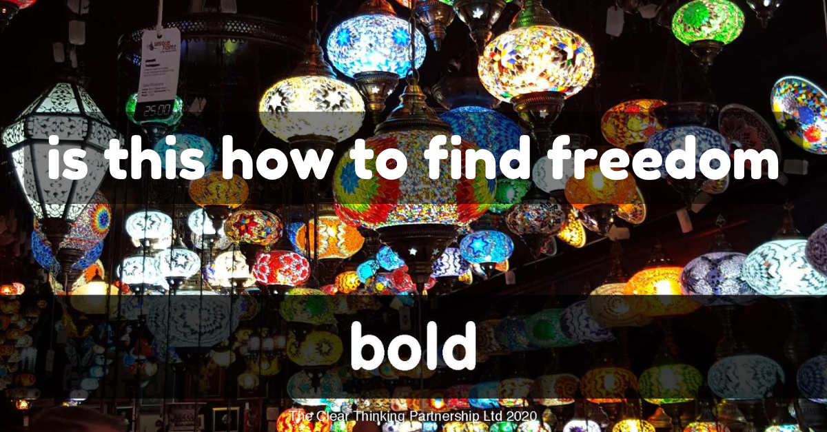 What does it mean to be bold?