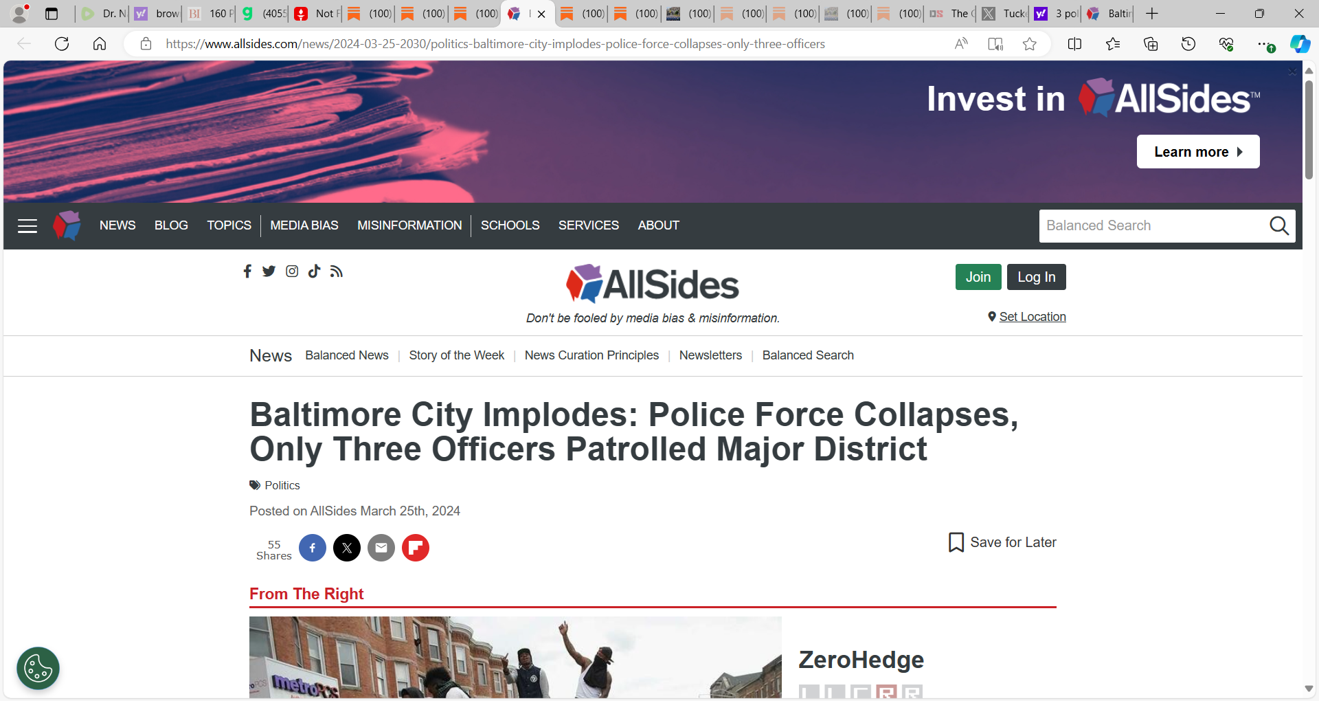 3 police officers patrol major district in Baltimore? Is this scene ...