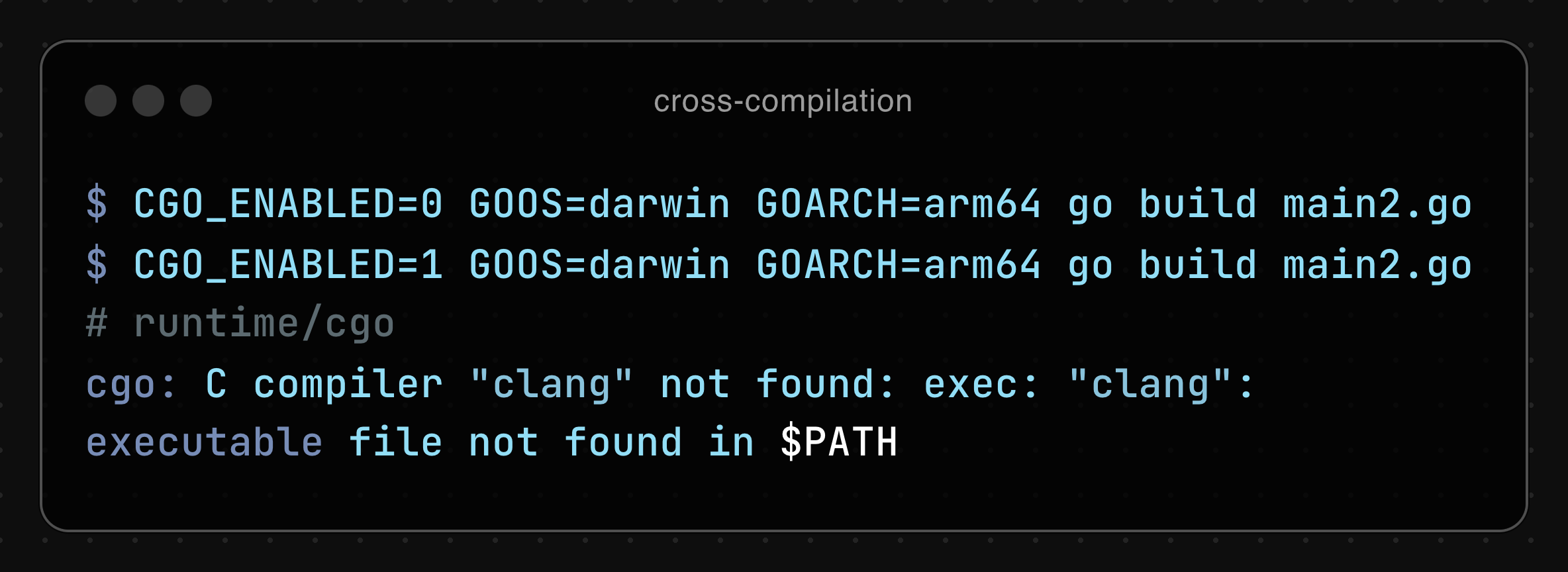 Statically and Dynamically Linked Go Binaries