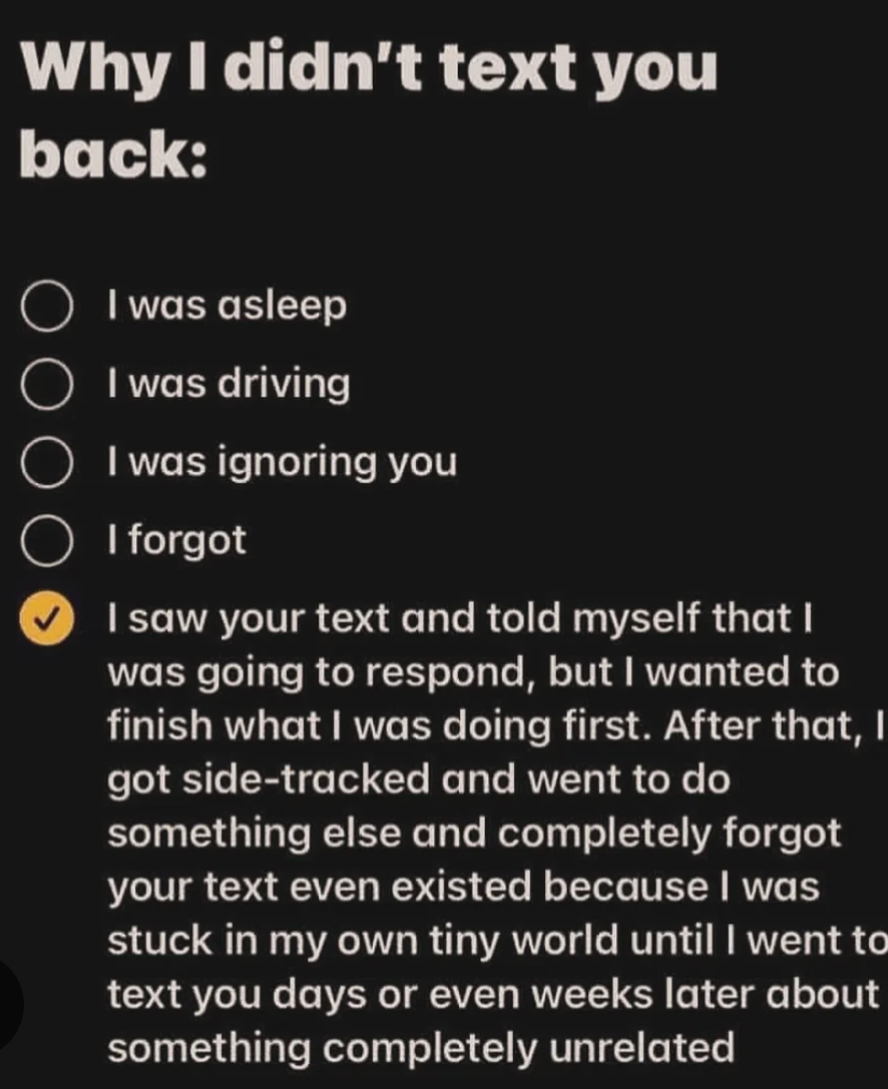 I have ADHD and here’s why I don’t reply to your texts