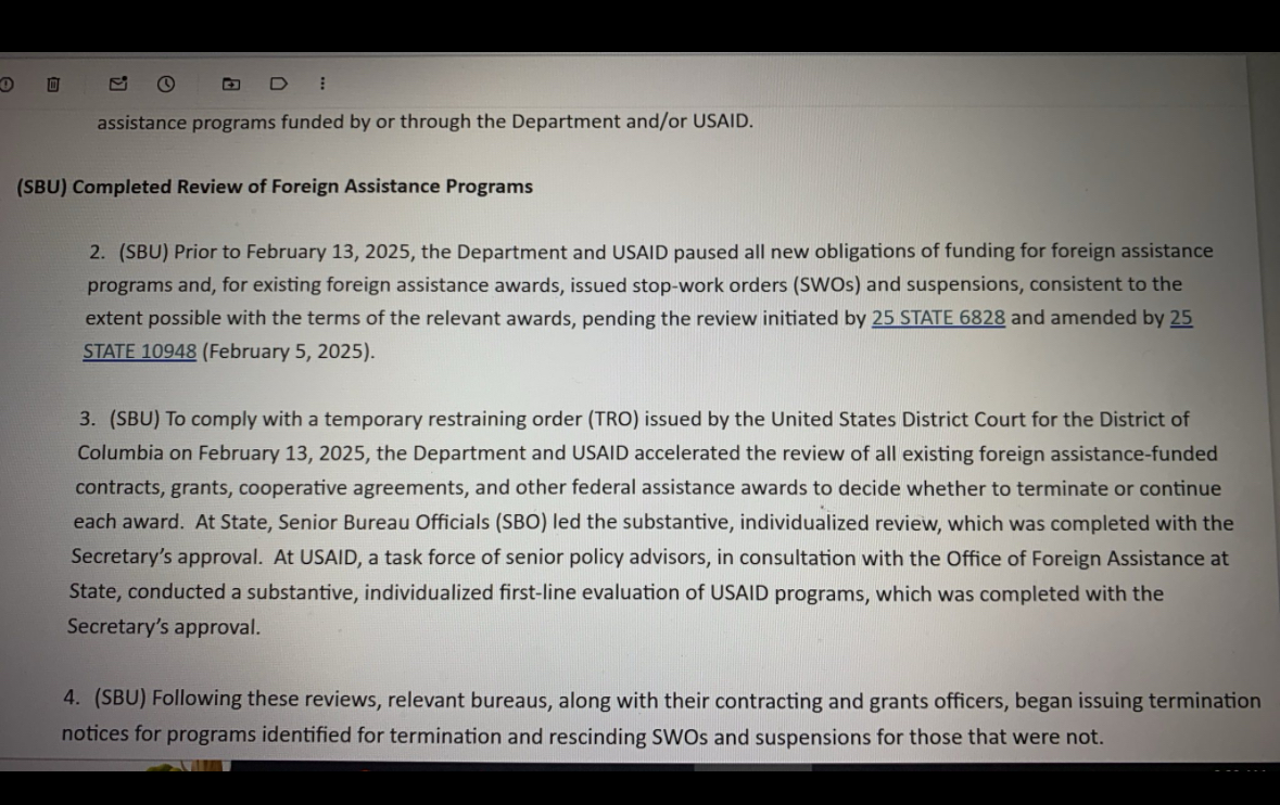 NEW: Updated Guidance for Ongoing State and/or USAID-Funded Foreign ...