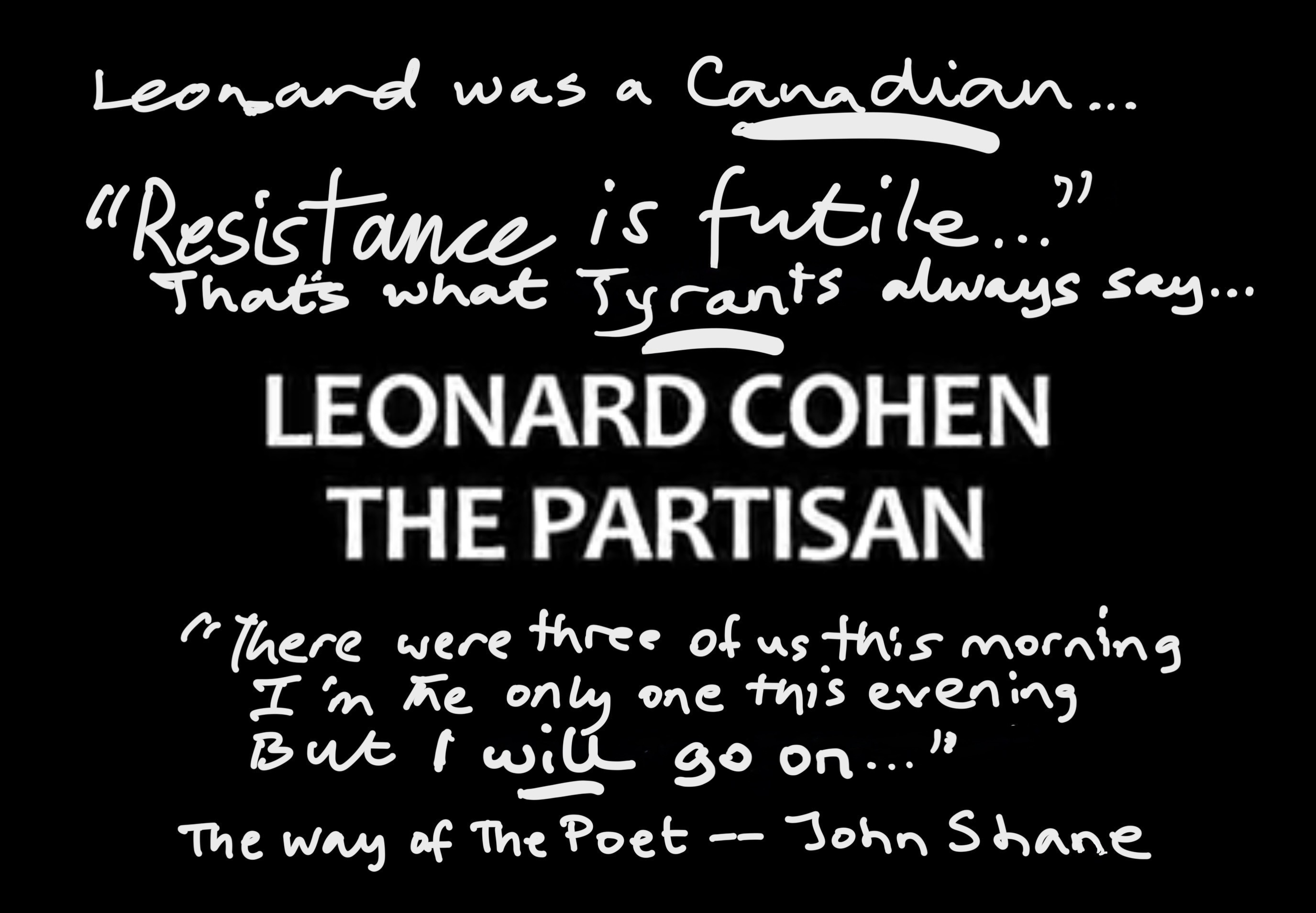 John Shane on Substack: "“RESISTANCE IS FUTILE” - THATS WHAT TYRANTS ...