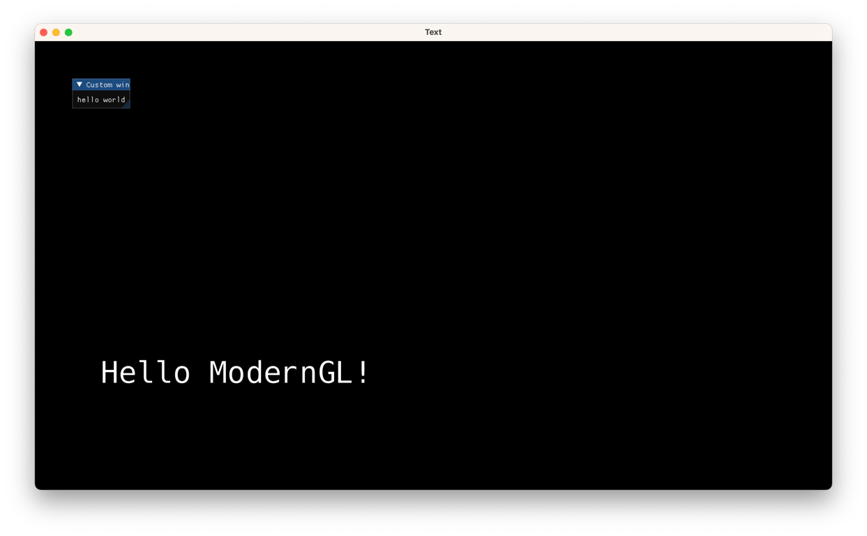 ModernGL: A Modern Python Wrapper for OpenGL - by Meng Li