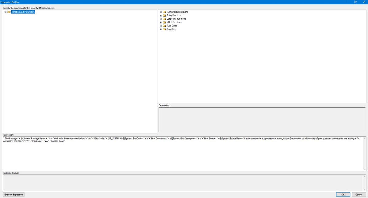 Using a Send Mail Task to Send out Notifications in SSIS