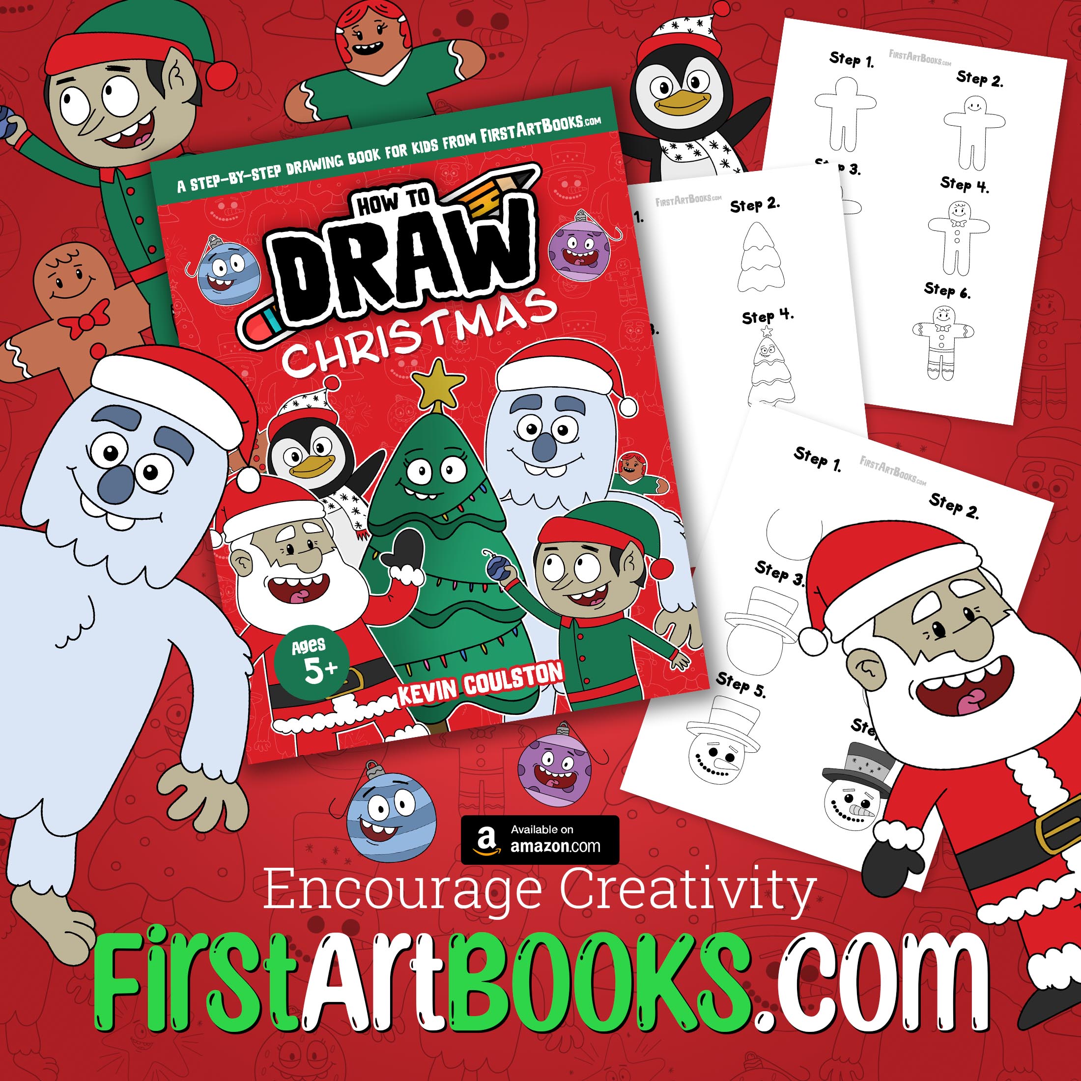 How To Draw A Christmas Tree In 6 Easy-to-Follow Steps | A Free ...