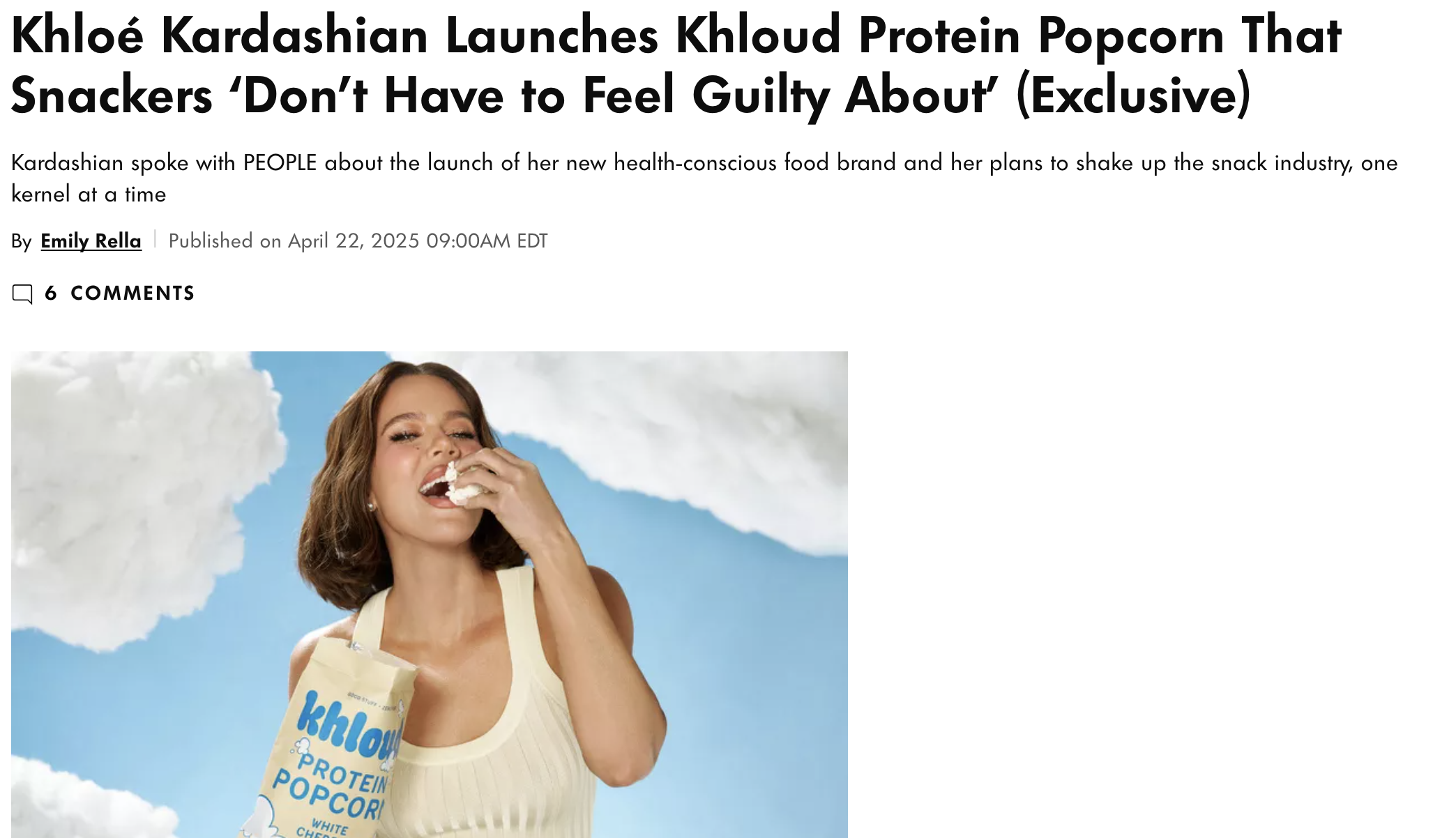 Does the world really need protein popcorn? Khloud Popcorn review.