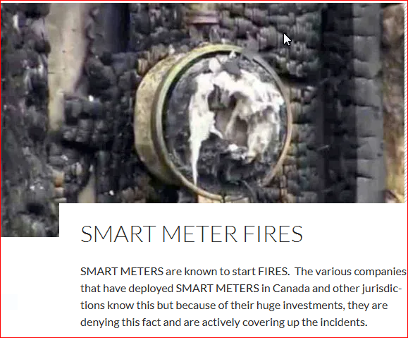 Expert Letter on Risks of Smart Meters, Fires