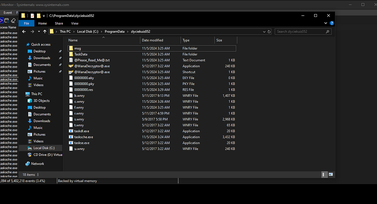 WannaCry Ransomware: Reverse Engineering and Malware Analysis