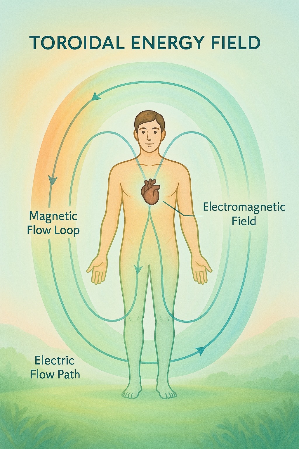 The Human Torus Energy Field and the Heart as a Vortex, Not a Pump