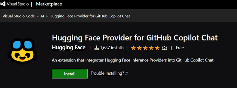 How to run Hugging Face models directly in VS Code with Copilot Chat