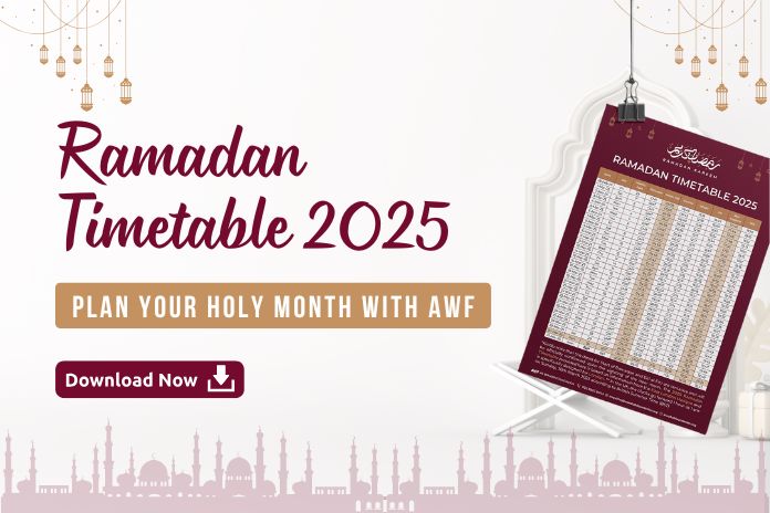 Download Ramadan 2025 Timetable by Al-Wahab Foundation for UK Muslims Download Ramadan 2025 Timetable by Al-Wahab Foundation for UK Muslims
