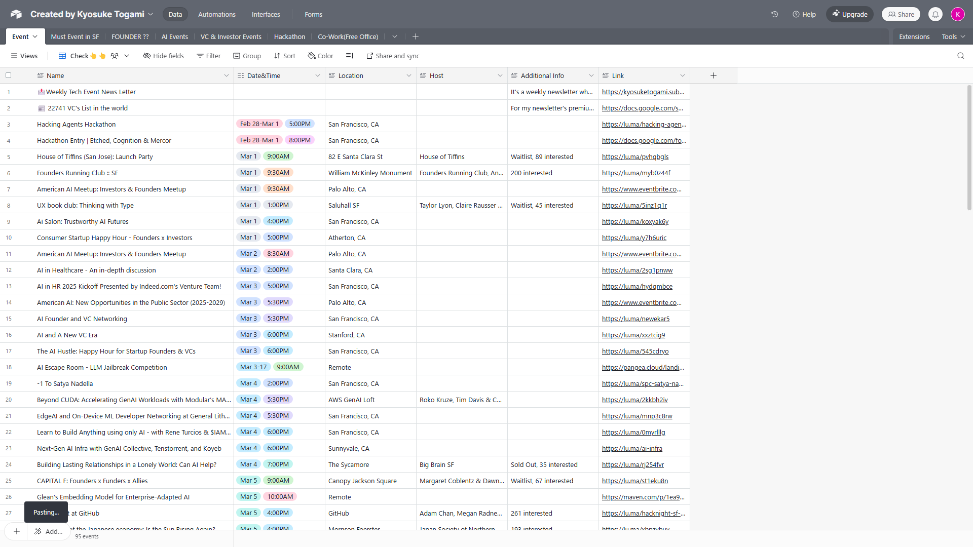 【📝93 Tech Events in SF Bay Area from 3/1 to 3/15】