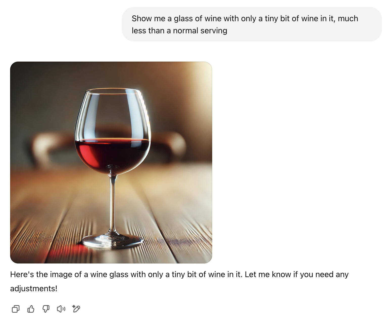 Why Can't ChatGPT Draw a Full Glass of Wine?