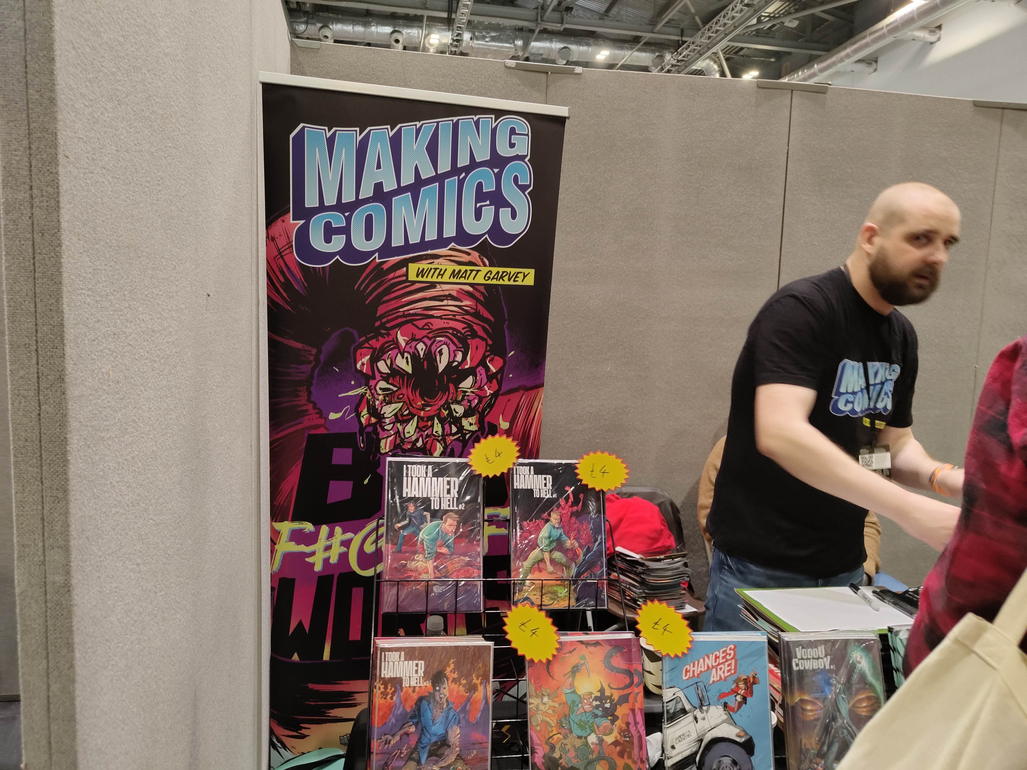 MCM Comic Con London - Part 1 - Iqbal Ali, D9 Comics & Matt Garvey