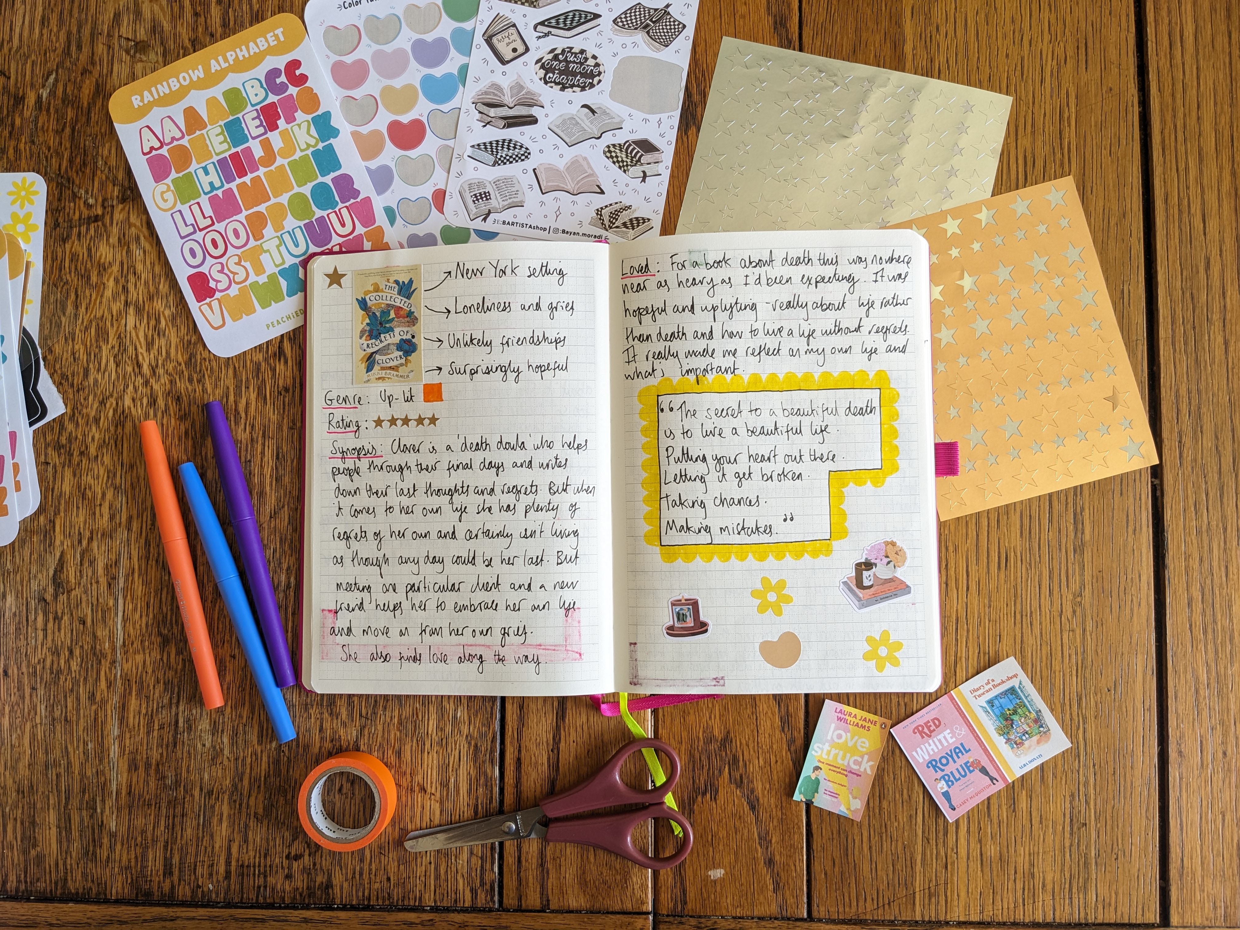 How to start a reading journal - Off the Page by Libby Page