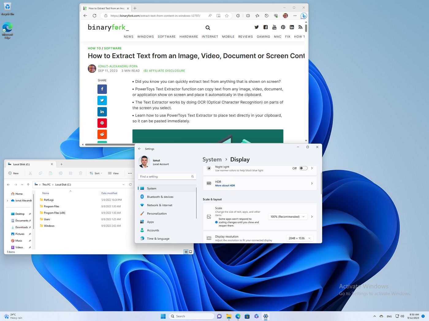 3 easy ways to make text and interface elements bigger in Windows