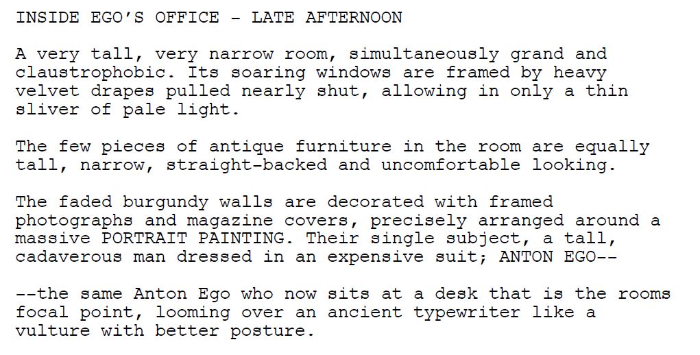 Ratatouille (2007) Script Review | #95 WGA 101 Greatest Scripts of the ...