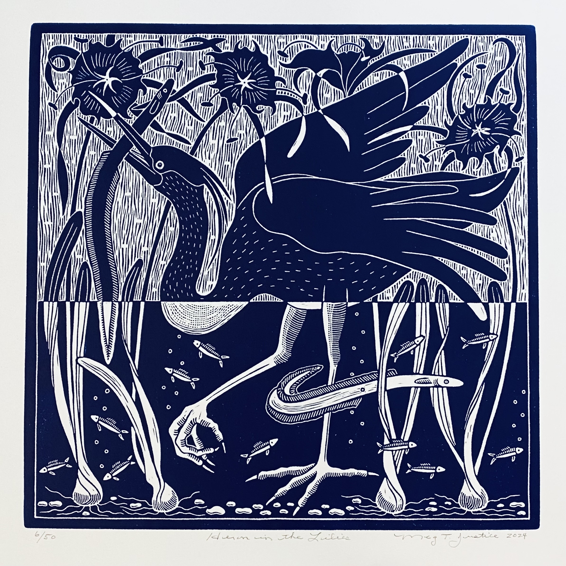 Meg T. Justice Art and Notes (@megtjusticeart): "My “Heron in the ...