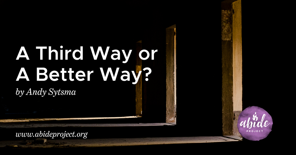 A Third Way or A Better Way - The Abide Project