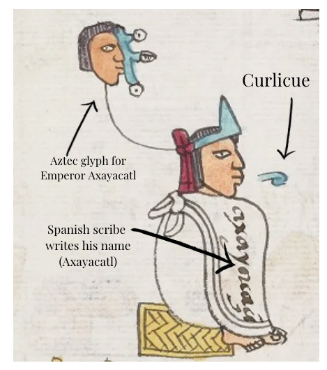 Pictograms from the Aztec's Ancient Notes