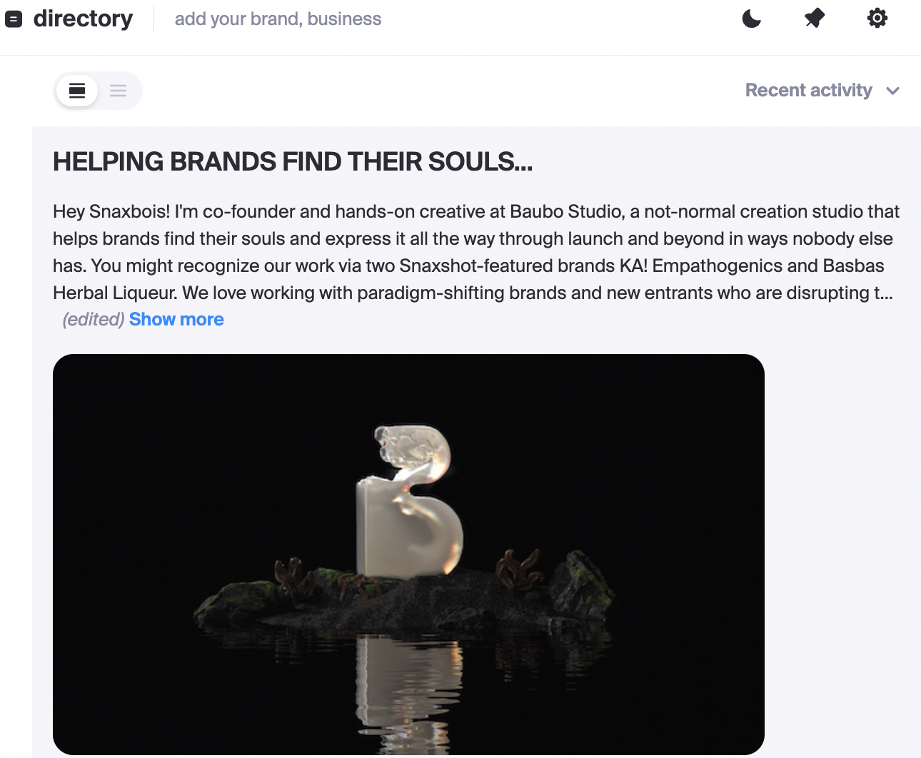 Edible Cogitations - Snaxshot