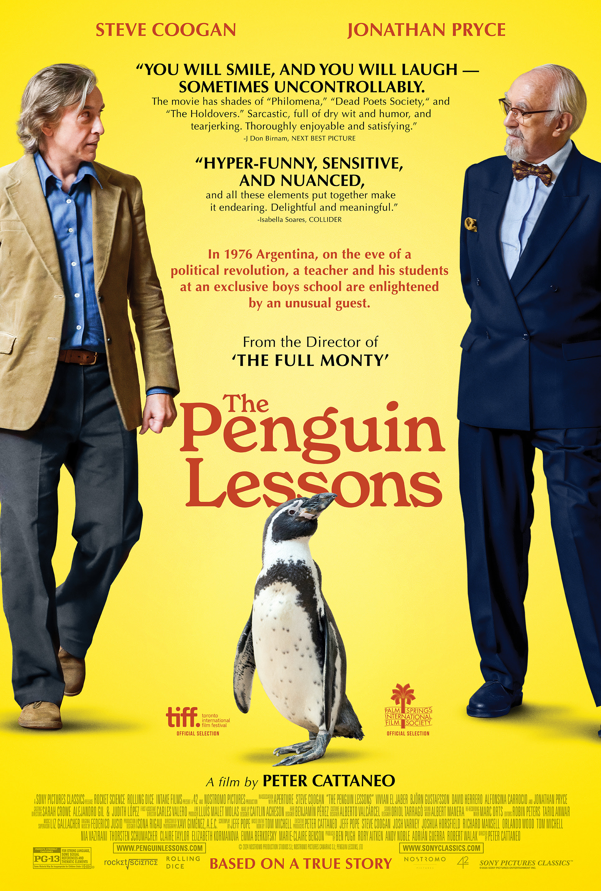"The Penguin Lessons" Trailer: Steve Coogan Befriends a Rescued Penguin in Heartwarming True ...