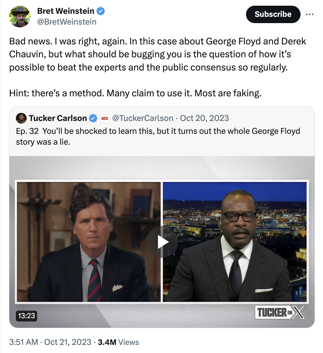 The retconning of George Floyd - by Radley Balko