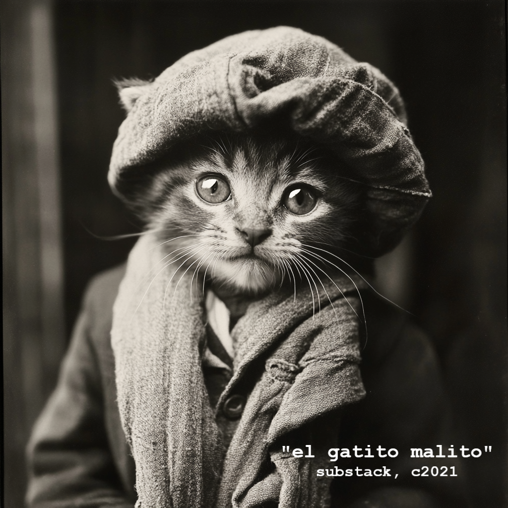 bad cattitude turns 4 - by el gato malo - bad cattitude