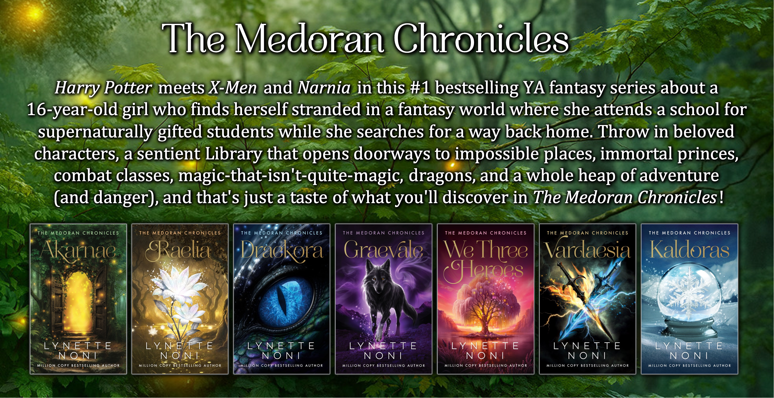 The Medoran Chronicles - New Covers! - Lynette Noni