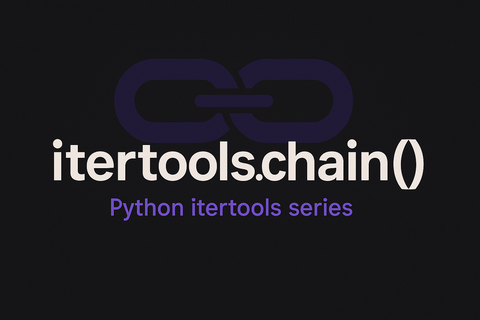 Itertools - chain - by Fernando Crozetta