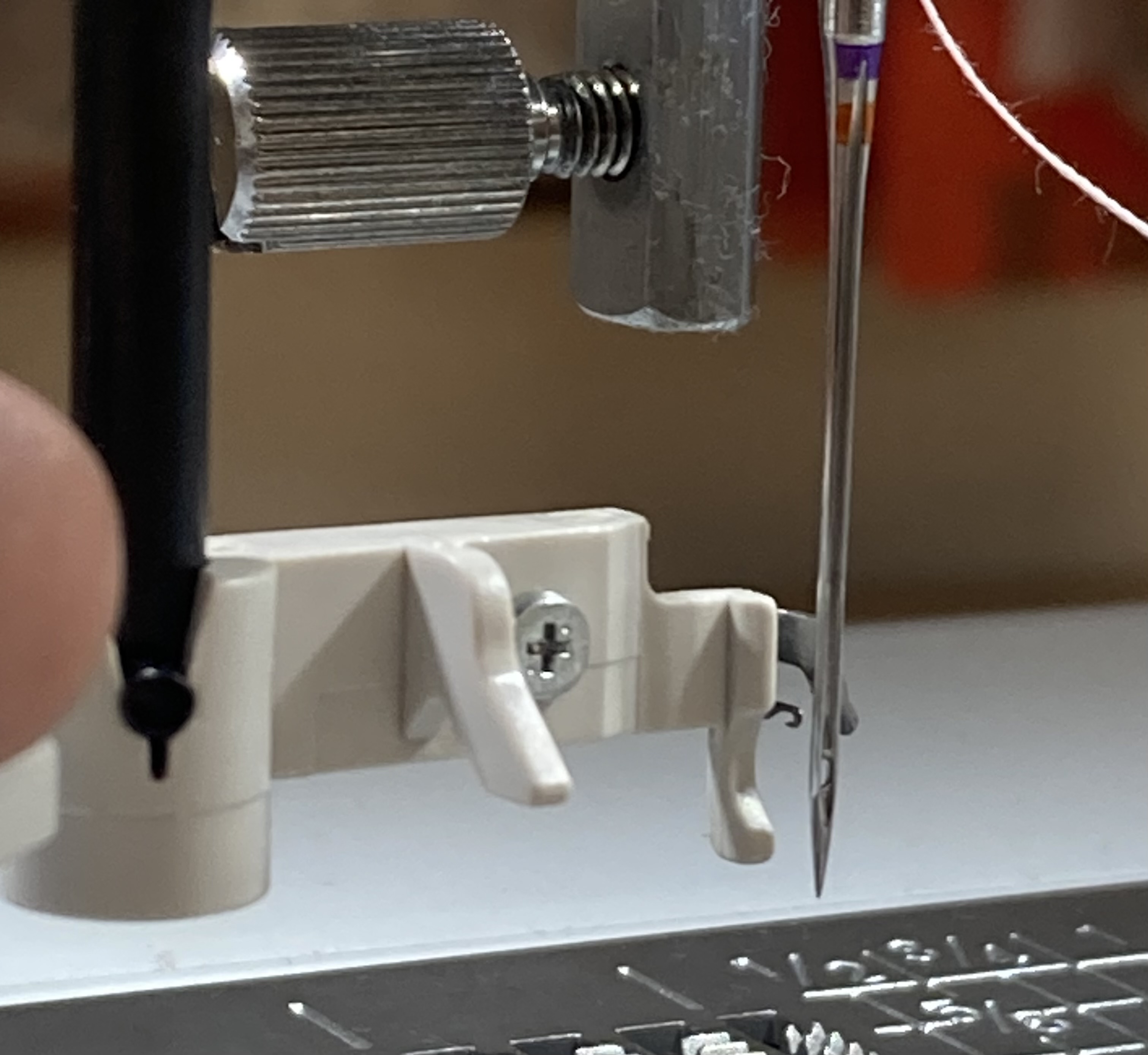 How to use a Needle Threader (pt 2) - The Sewing Machine Shop