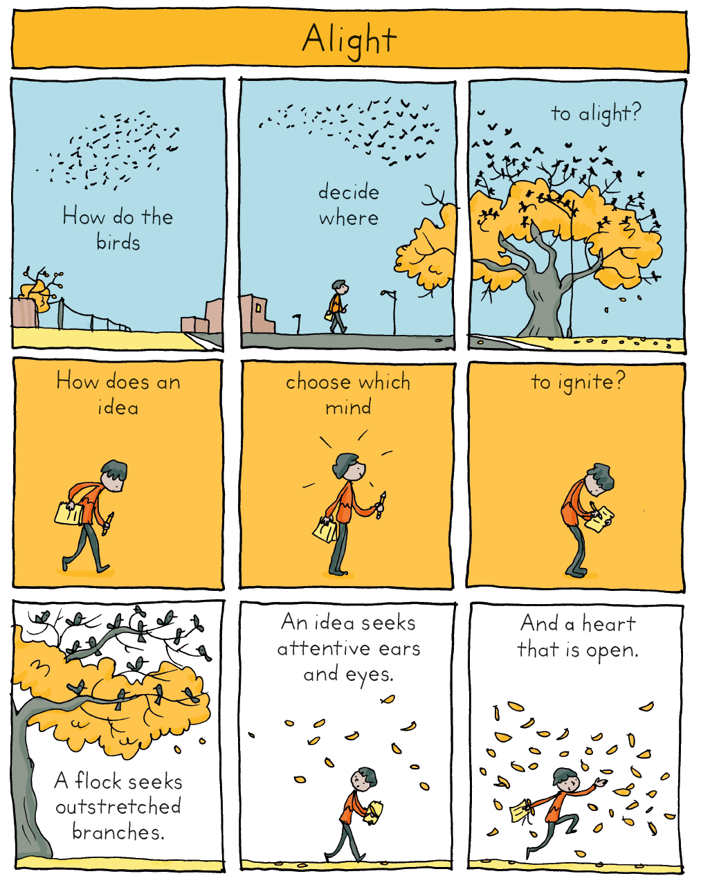 Making a Poetry Comic - by Grant Snider - Incidental Comics