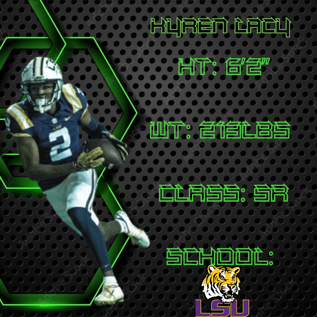 Kyren Lacy Draft Profile - by Courtlandt Griffin