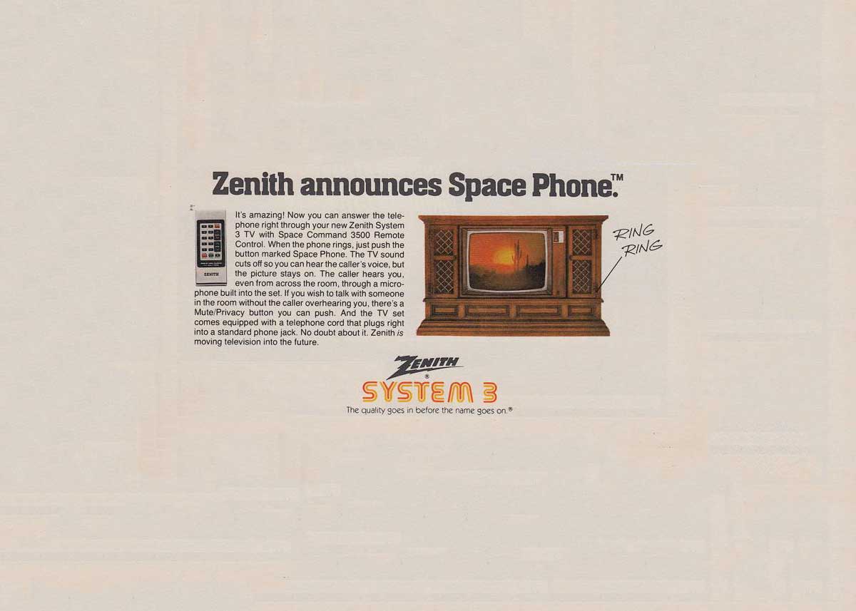 The Zenith Space Phone - The Retroist