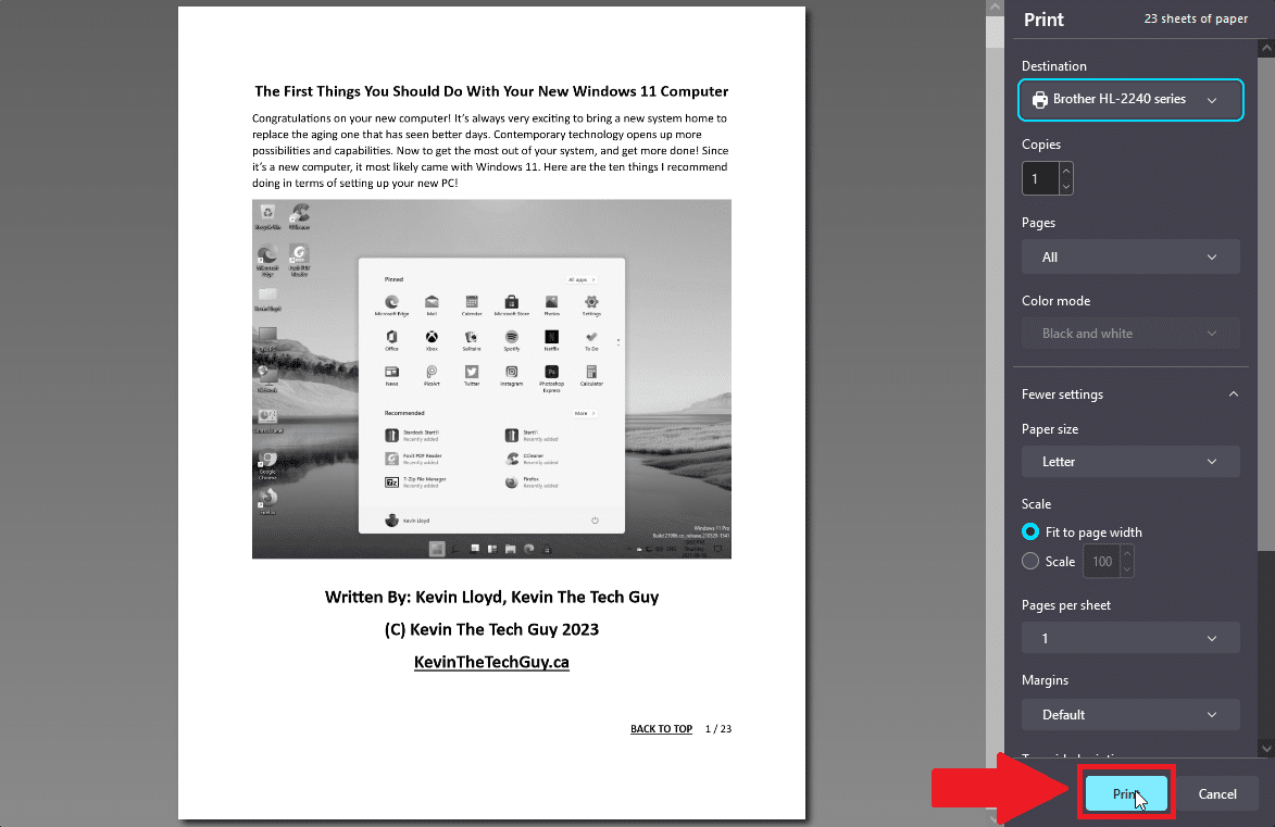 How To Download and Print a PDF Document