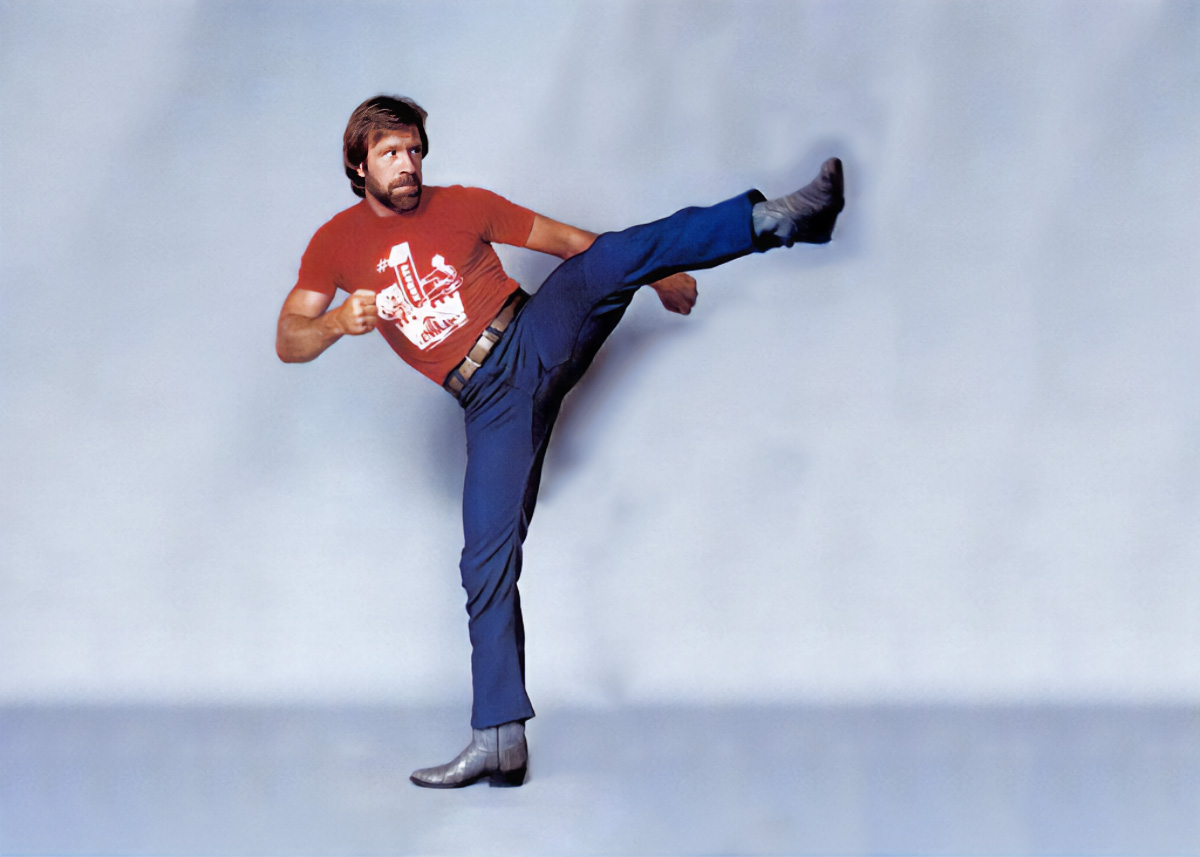 Chuck Norris Action Jeans 🥋 - The Retroist