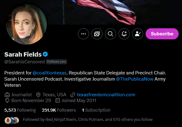 Texas Blogger Sarah Fields Admits to Publishing Fake News