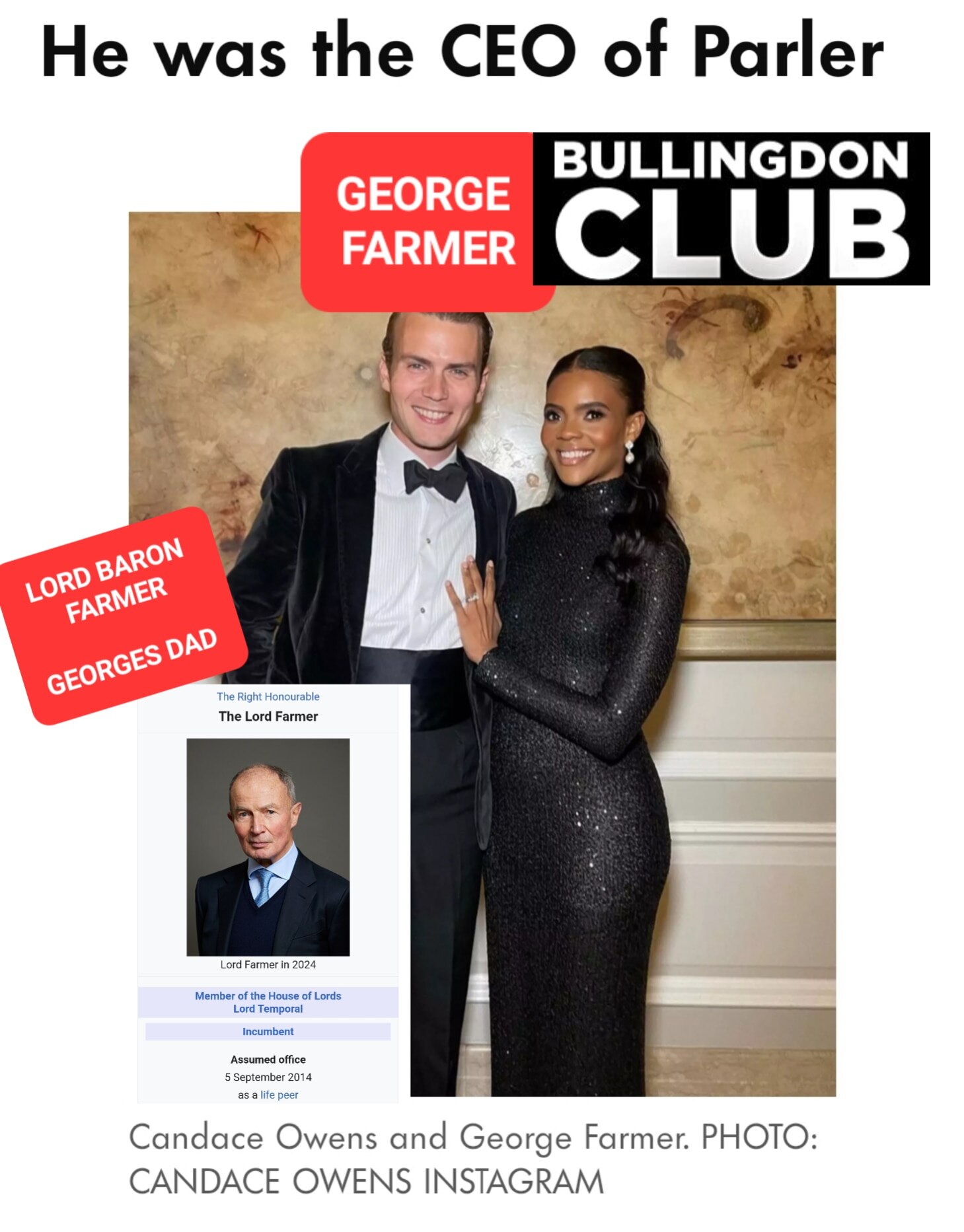 MEET LORD FARMER - Candace Owens father in law another major donor to ...