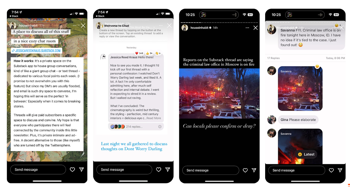 Substack Chat - An online community platform - On Substack