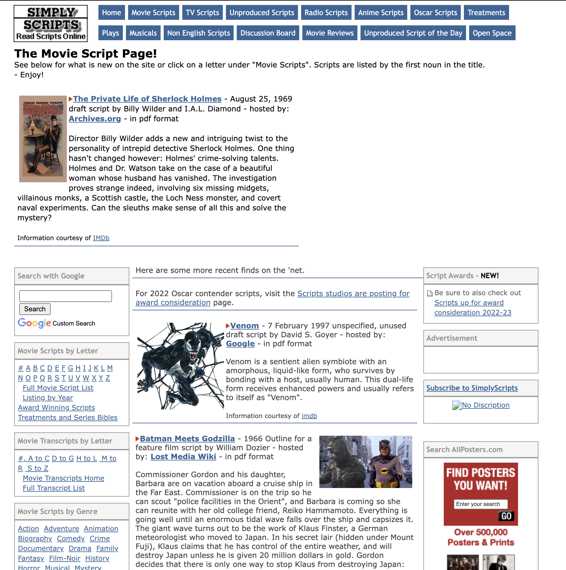 Where To Download Scripts (all free!)