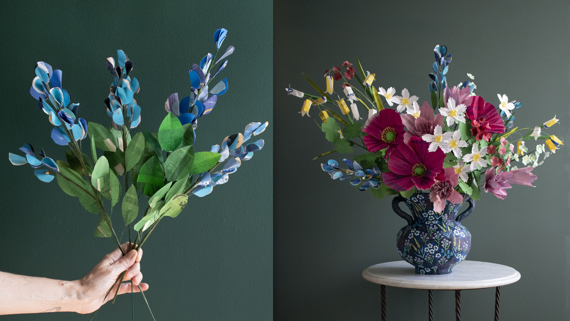 HOW TO: Paper Flowers Using Junk Mail