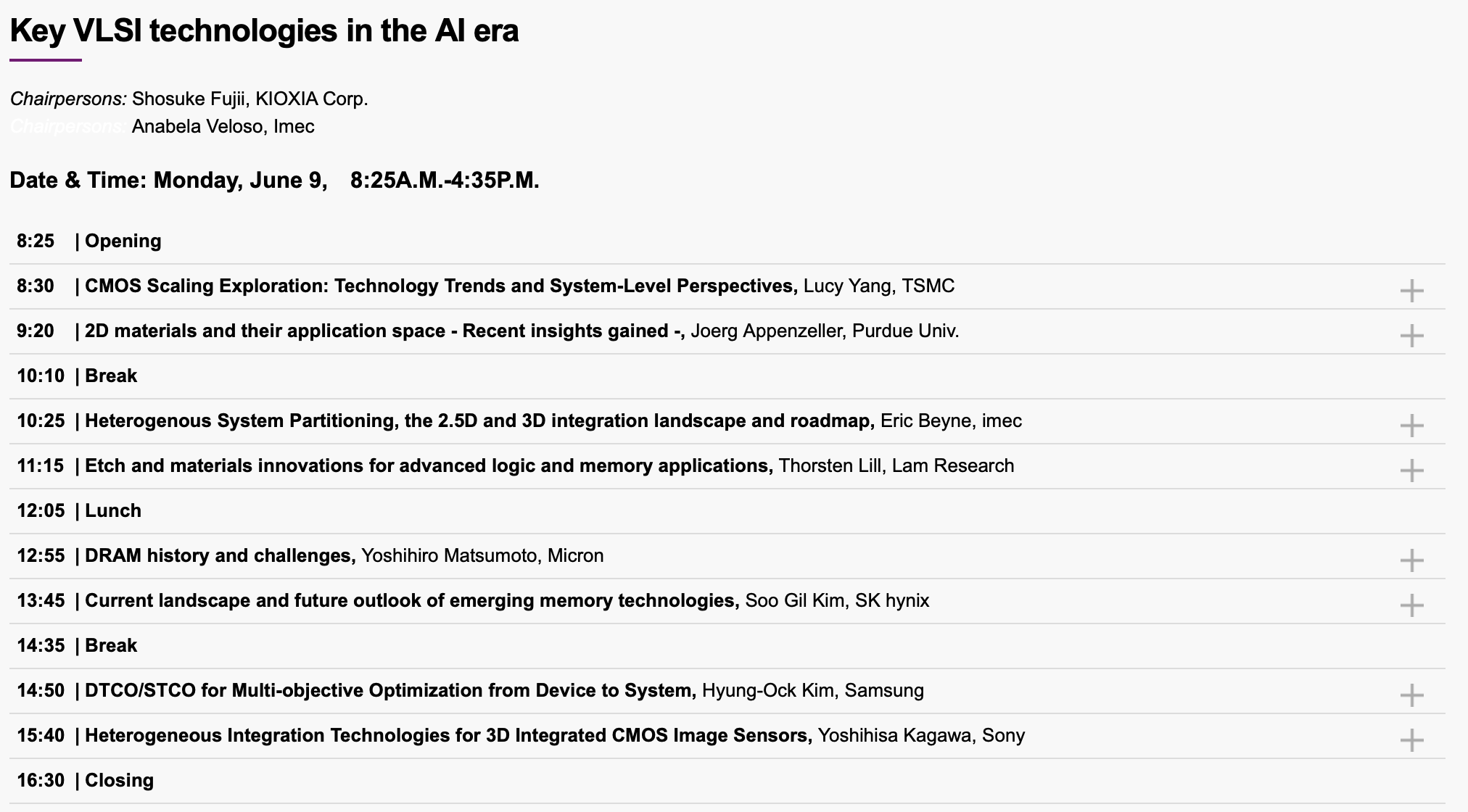 From Wafers to the World: VLSI Symposium Opens a New Chapter