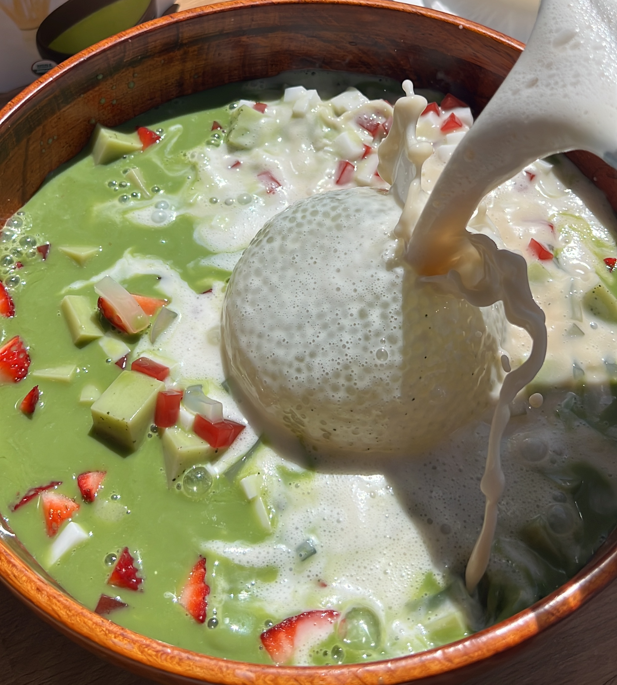 Matcha Sago - by Winnie - the homemeide newsletter