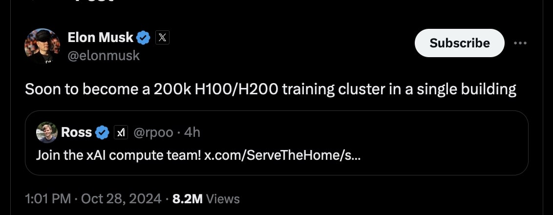 Inside the xAI AI Data Center - by NextBigFuture