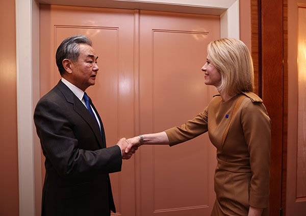 Wang Yi meets Allison, Merz, Kallas, Baerbock, Werthein, Rutte, Scholz ...