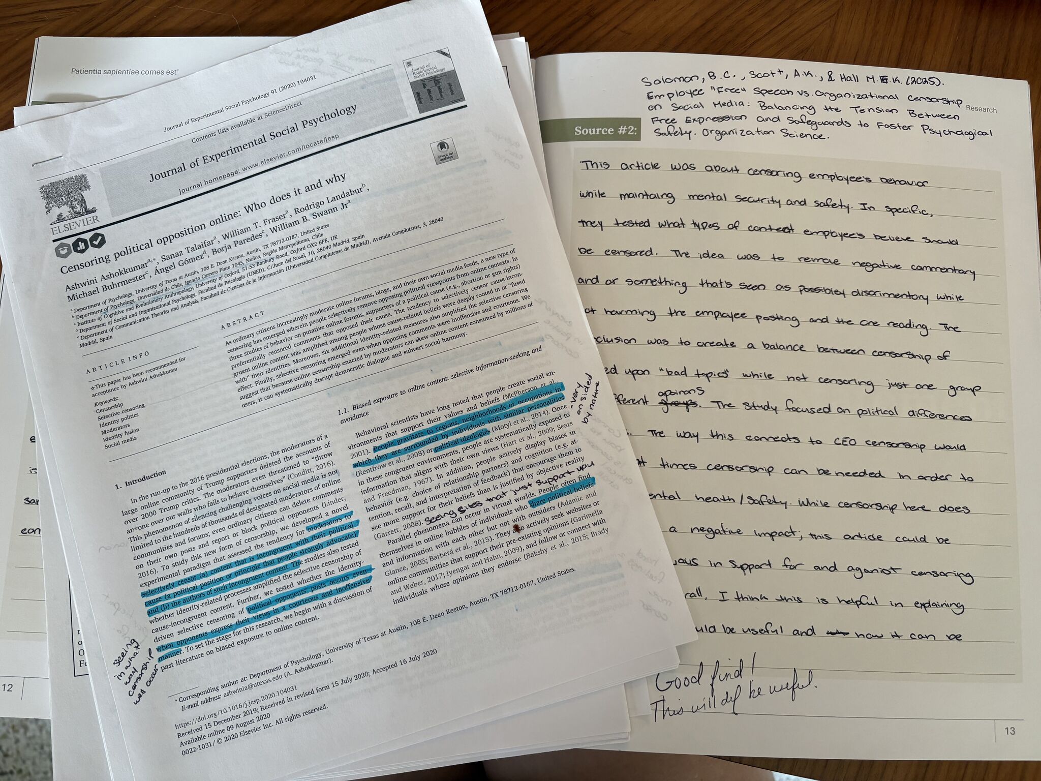 The Handwritten, AI-Proof, Scaffolded Term Paper