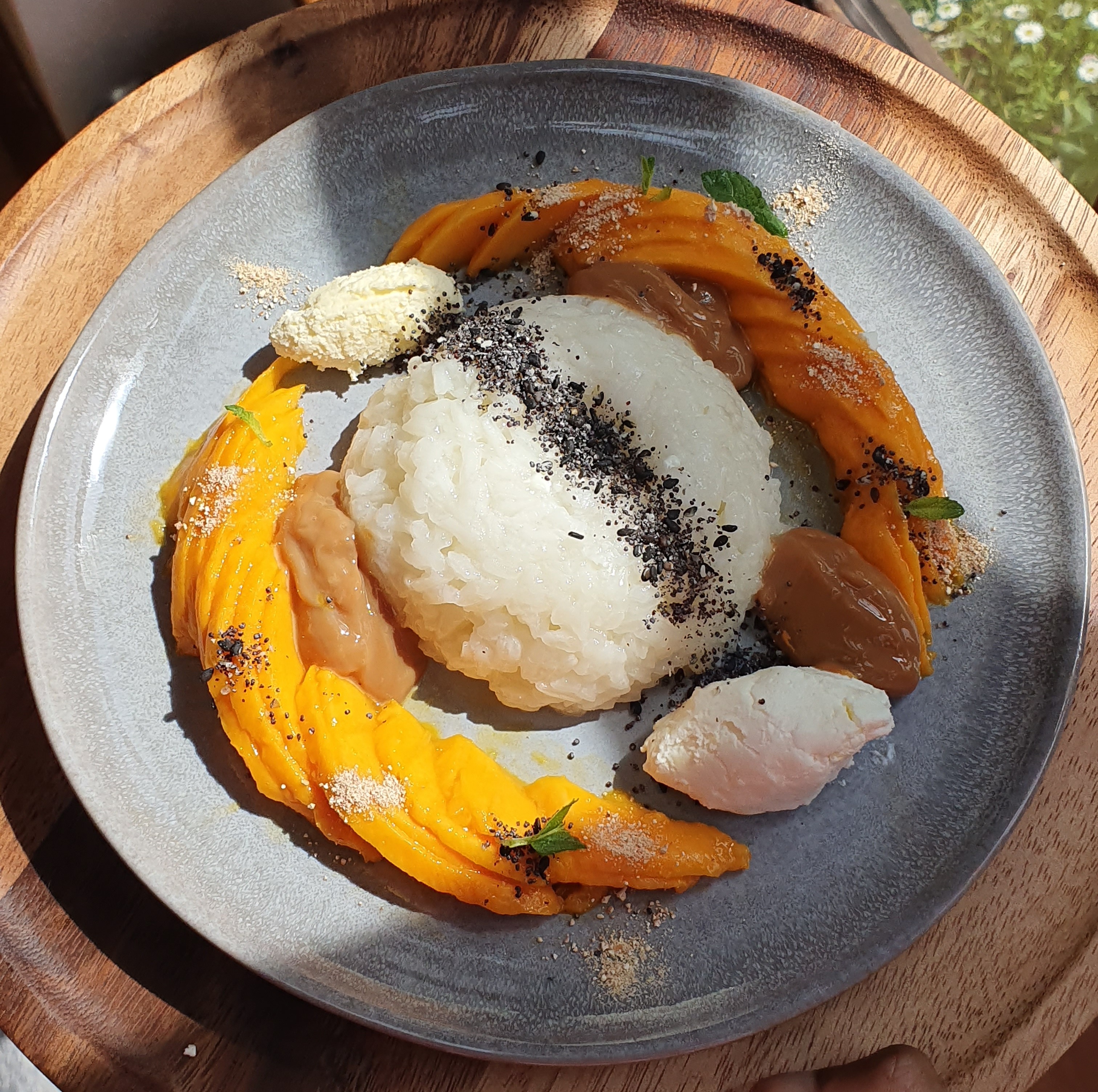 Mango Sticky Rice Meringues - by Sumayah Kazi