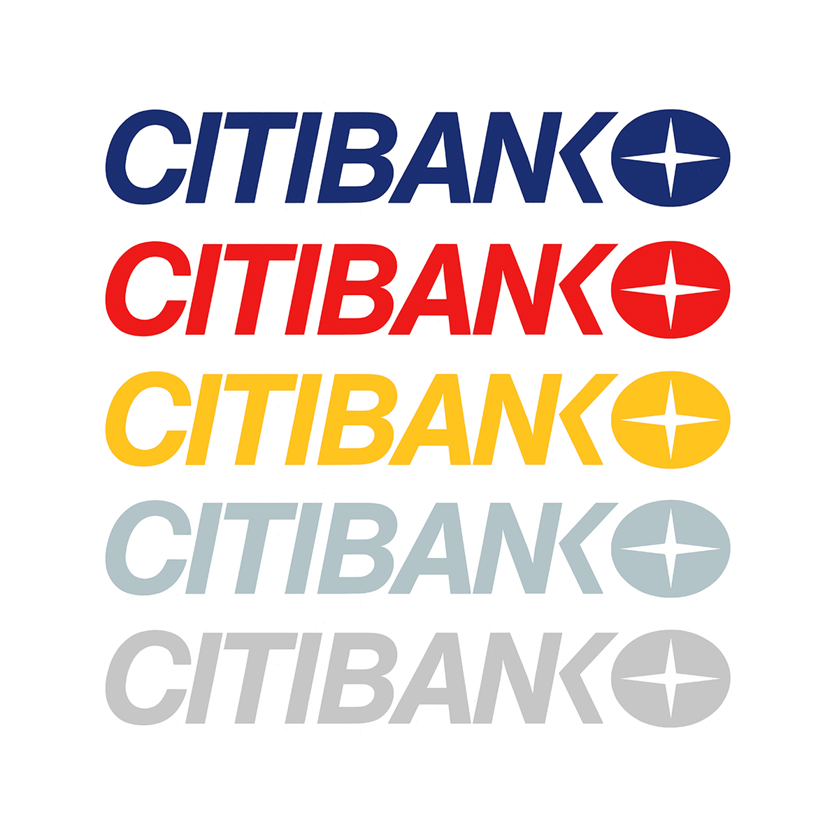Citibank Logo, 1975 - by Richard Baird - Logo Histories